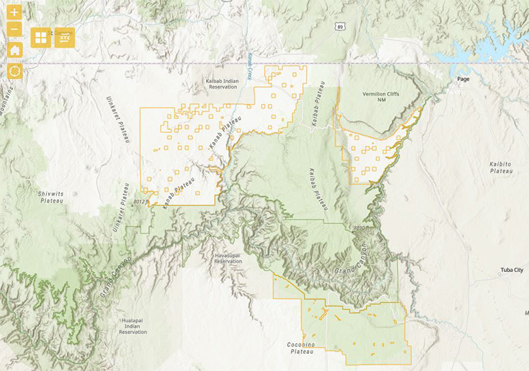 Interactive Map of Proposed Baaj Nwaavjo I’tah Kukveni Grand Canyon ... Interactive Map of Proposed Baaj Nwaavjo I’tah Kukveni Grand Canyon ...