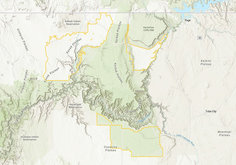 Colorado Plateau Map (2024 edition) | Grand Canyon Trust